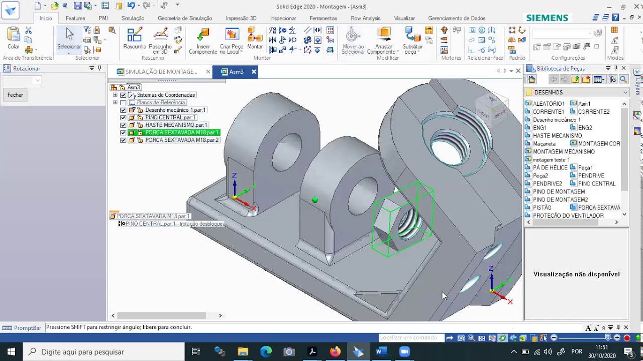 Mecânico – SolidEdge – Office3D
